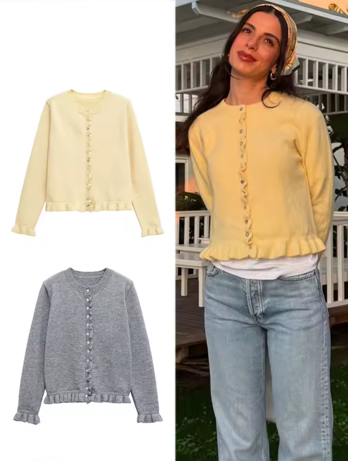 Ruffle Cardigan – The Style Manager